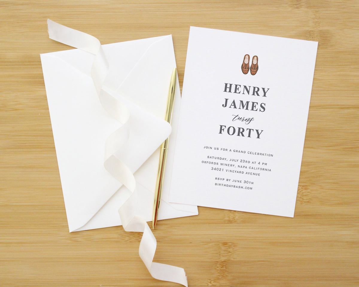 Men's Birthday Invitations | Paper & Digital – Honey Be-Merry!